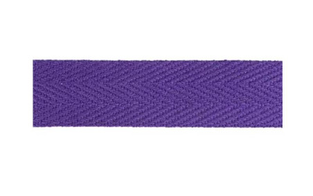 Cinta Algodón reciclado 30mm Morado